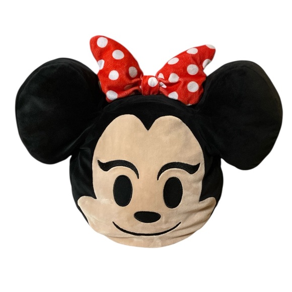 Disney | Toys | Disney Parks Minnie Mouse Emoji Pillow Stuffed Animal ...